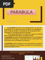 Parabula (Filipino 10 Topic) | PDF