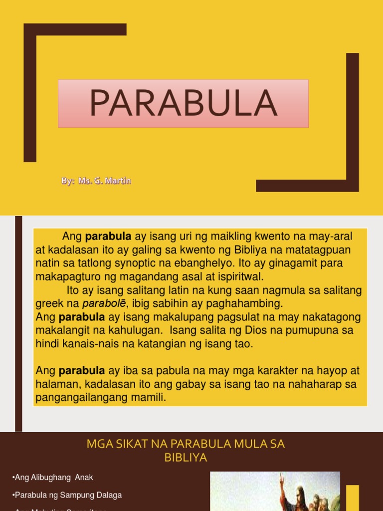 parabula-210918130446 | PDF
