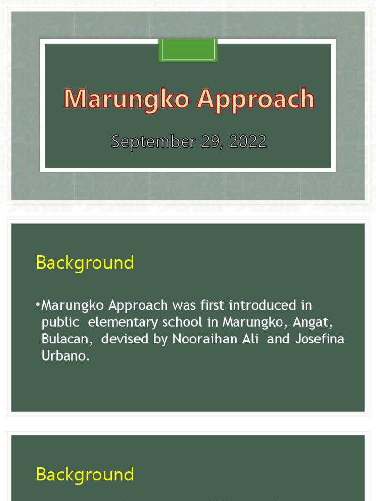 Marungko 1 | PDF
