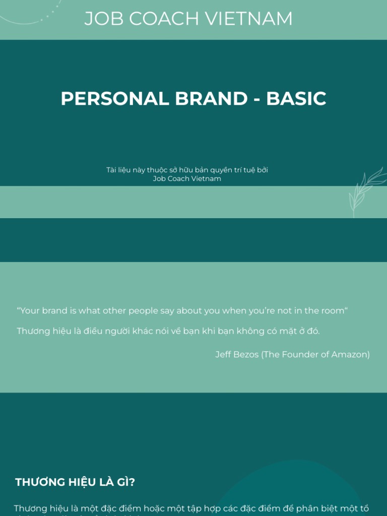 Personal Branding Basic | PDF