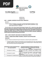 Module in ED101 Child and Adolescent Learners and Learning Principles ...