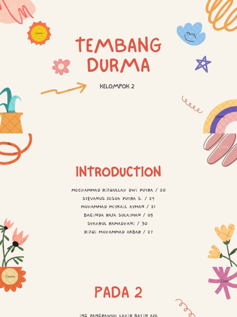 Tembang Durma: Makna dan Arti | PDF