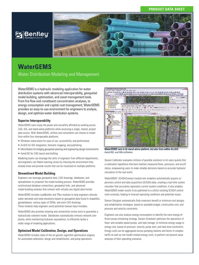 Water Gems | PDF | Geographic Information System | Arc Gis