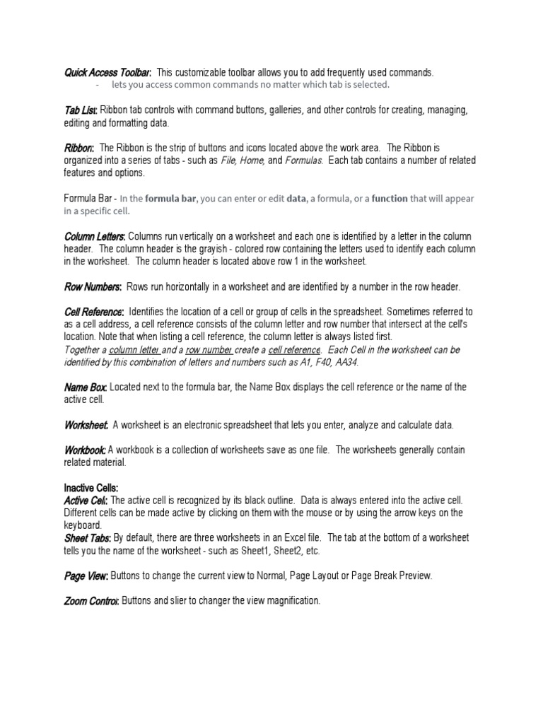 Parts of Interface | PDF