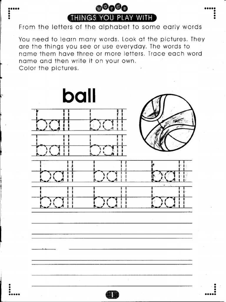 ABC Tracing Book | PDF