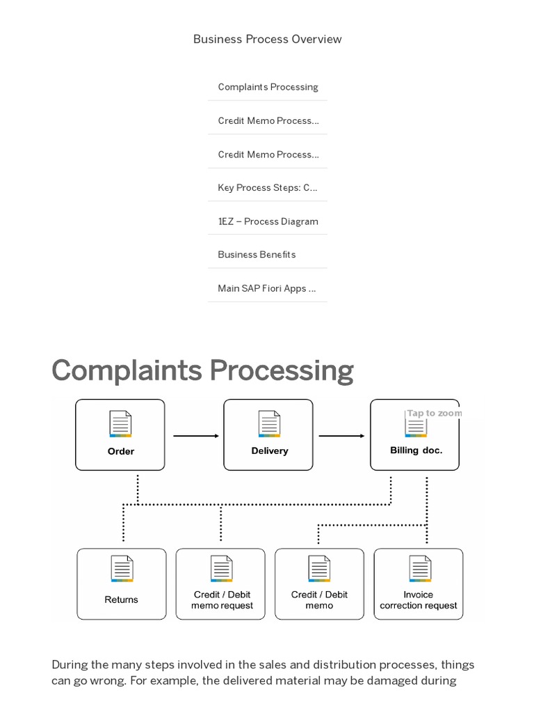 16.credit Memo Processing (1EZ) | PDF | Invoice | Application Software