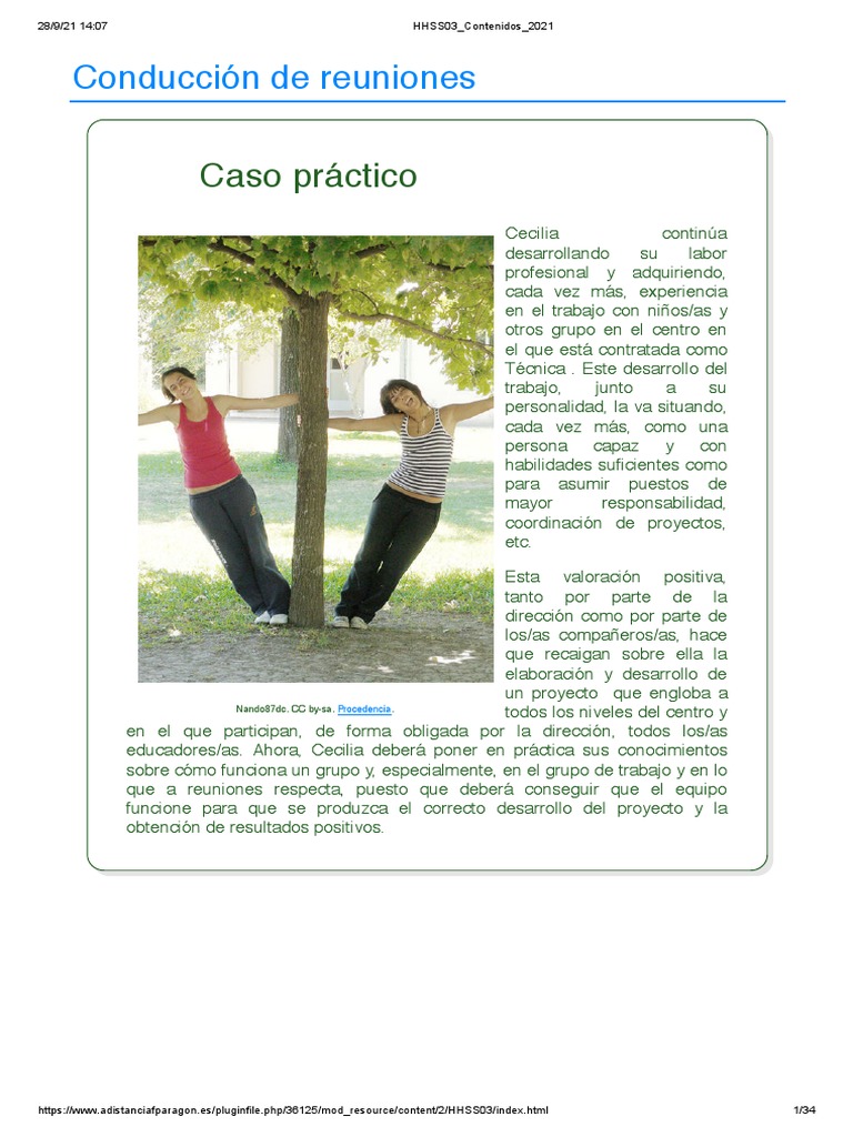 Organizando una reunión para coordinar un proyecto | PDF | Toma de ...