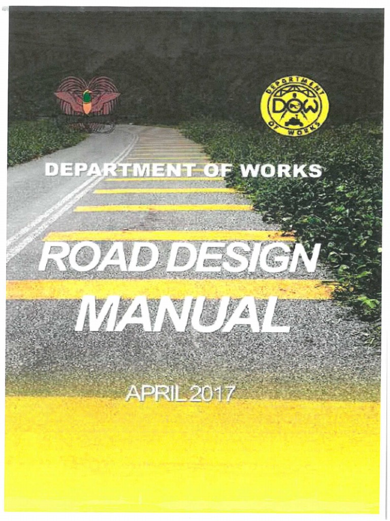 DoW-Road Design Manual-April 2017 | PDF