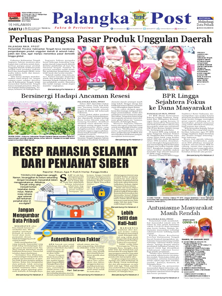 SKH Palangka Post Edisi 28 Januari 2023 | PDF