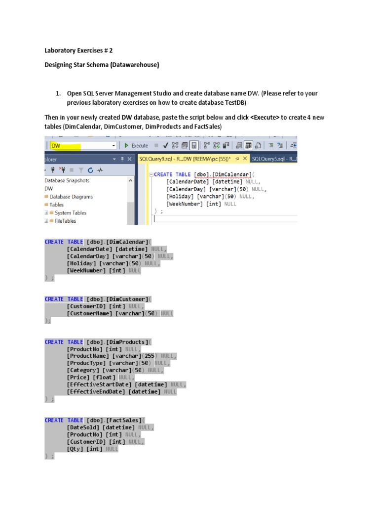 Laboratory Exercises 2 Pdf Databases Software Development 