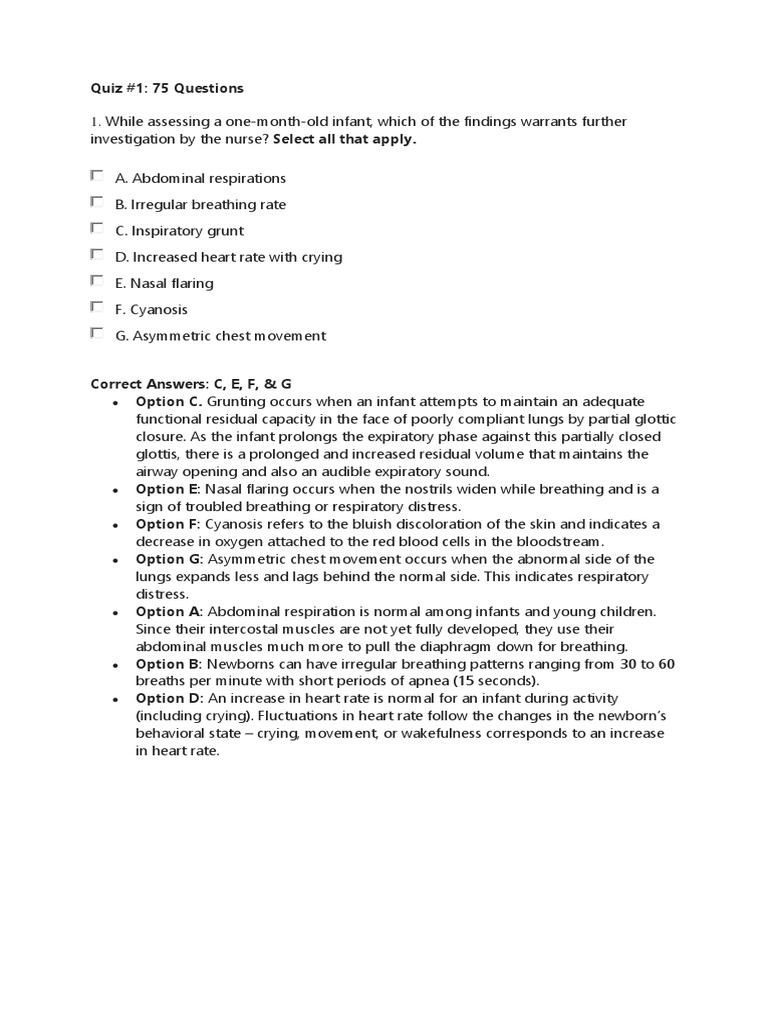 NurseLabs QnA#1 | PDF | Fetus | Cardiopulmonary Resuscitation