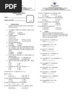 General Mathematics DIAGNOSTIC TEST | PDF | Function (Mathematics ...