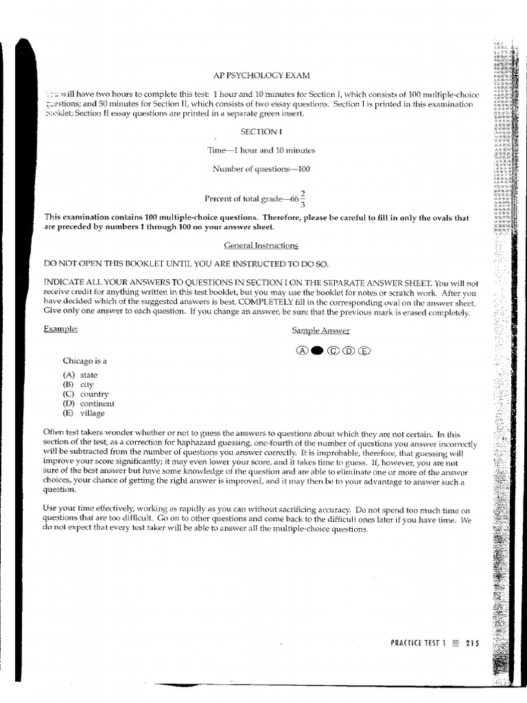 AP Practice Exam 2 | PDF