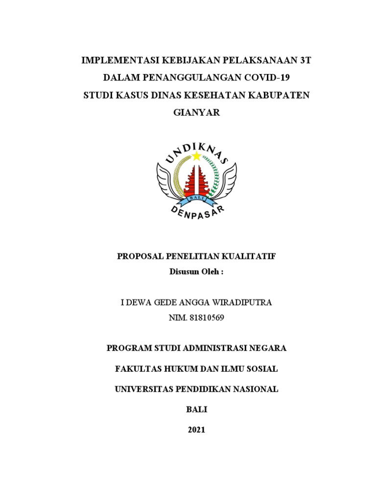 Proposal Metode Penelitian | PDF