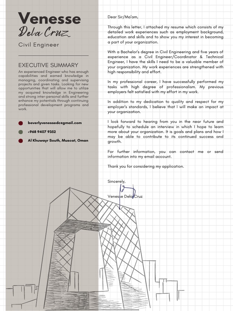 A Versatile Civil Engineer Seeking New Opportunities to Further ...