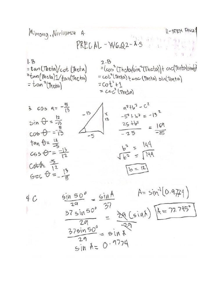 Precal | PDF