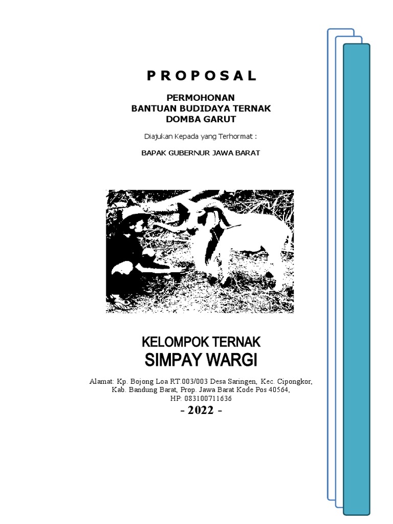 Proposal Ternak Domba Garut BANGGALA | PDF