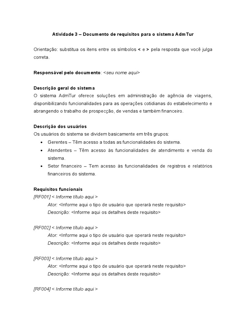 Atividade3 Modelo | PDF