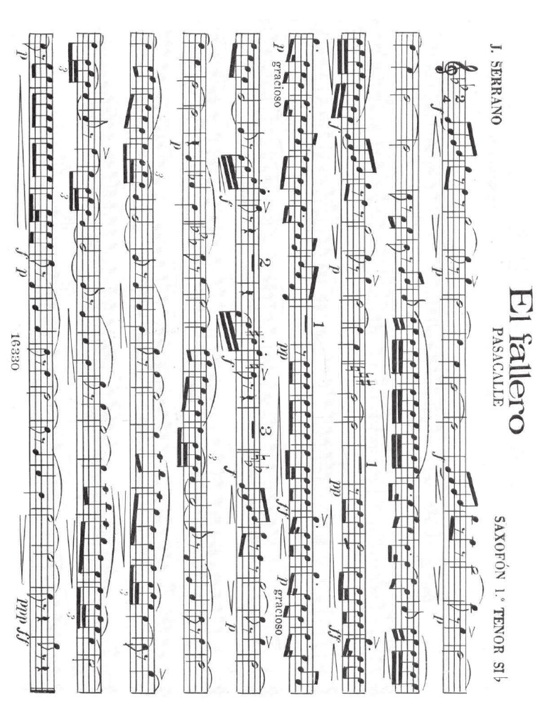 El Fallero Saxo Tenor | PDF