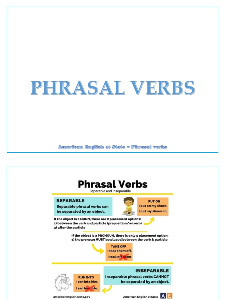 PHRASAL Verbs - American English at State | PDF