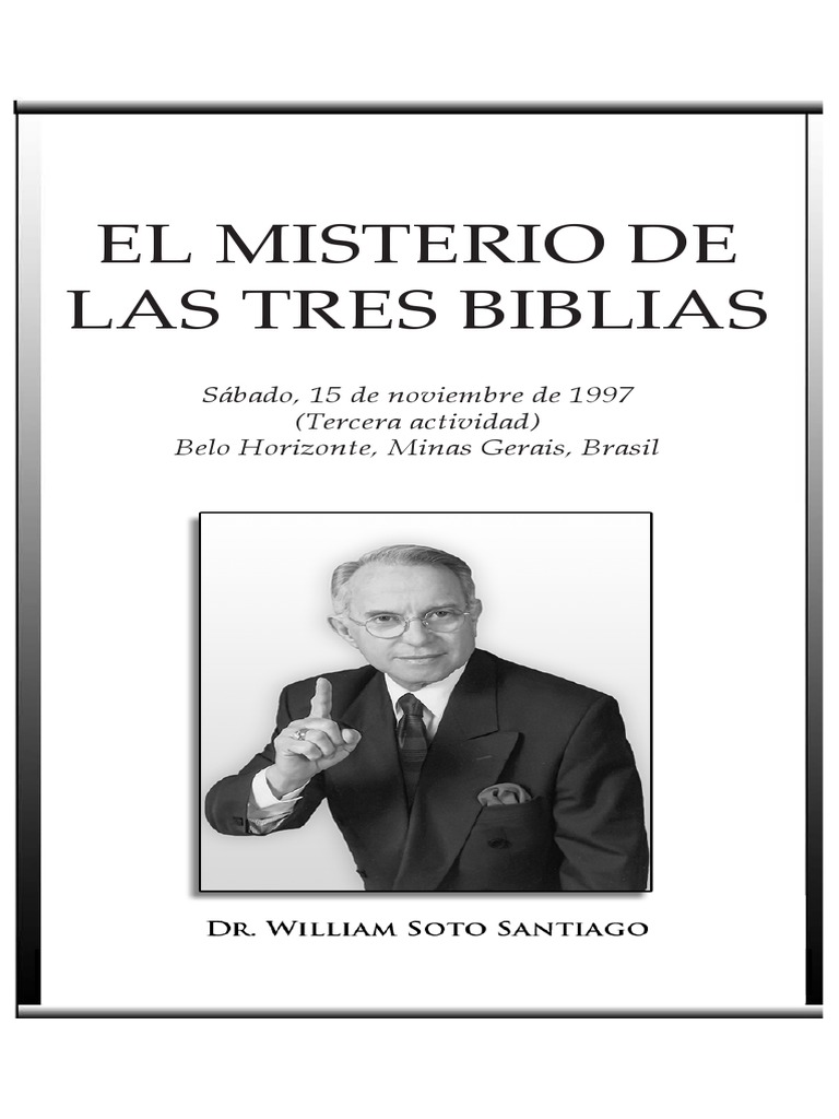 El Misterio De Las Tres Biblias Pdf Cristo Título Eucaristía