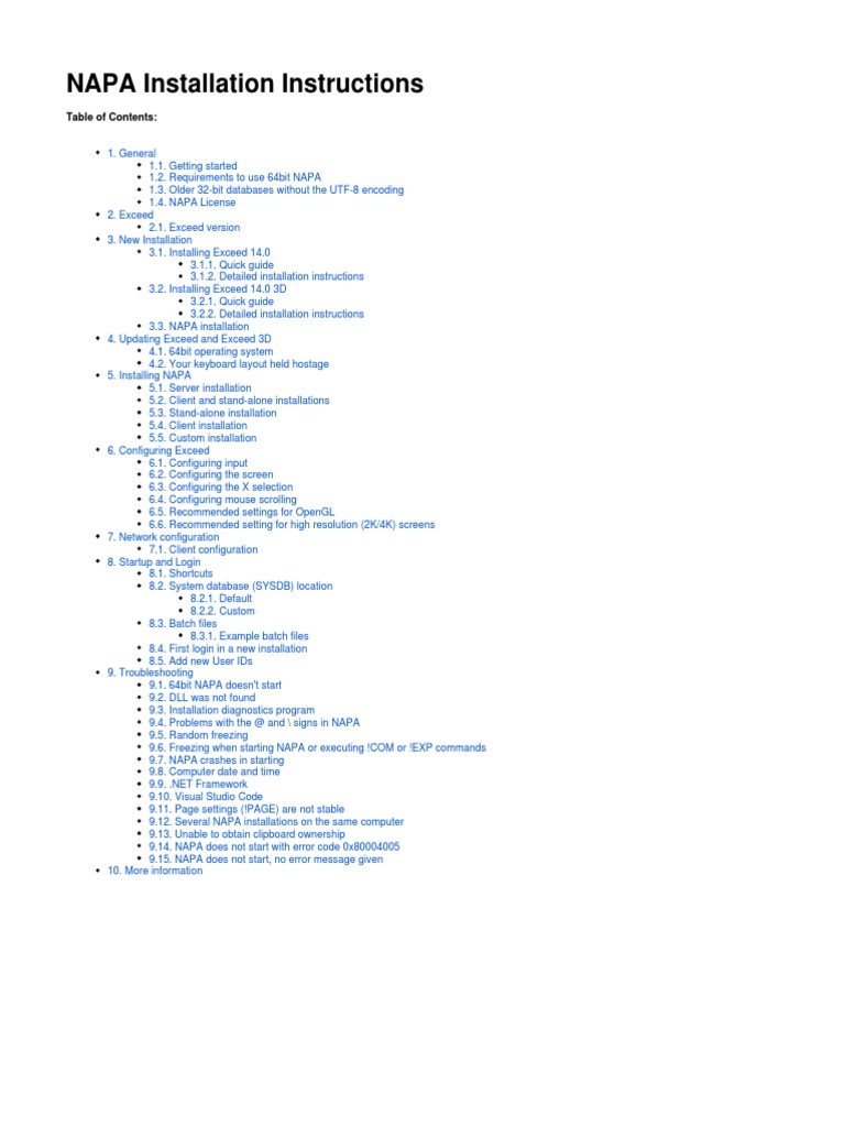 Installation Instructions | PDF | Installation (Computer Programs) | 64 Bit Computing