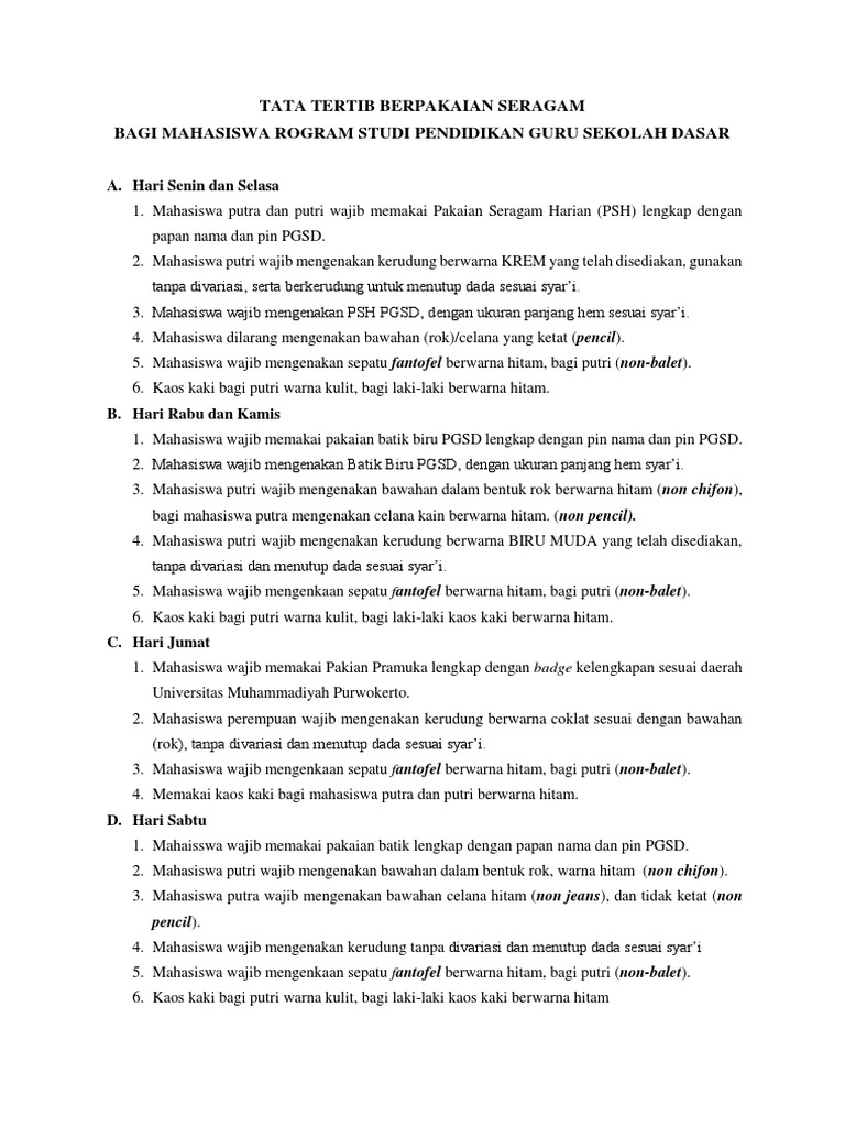Desain Tata Tertib | PDF