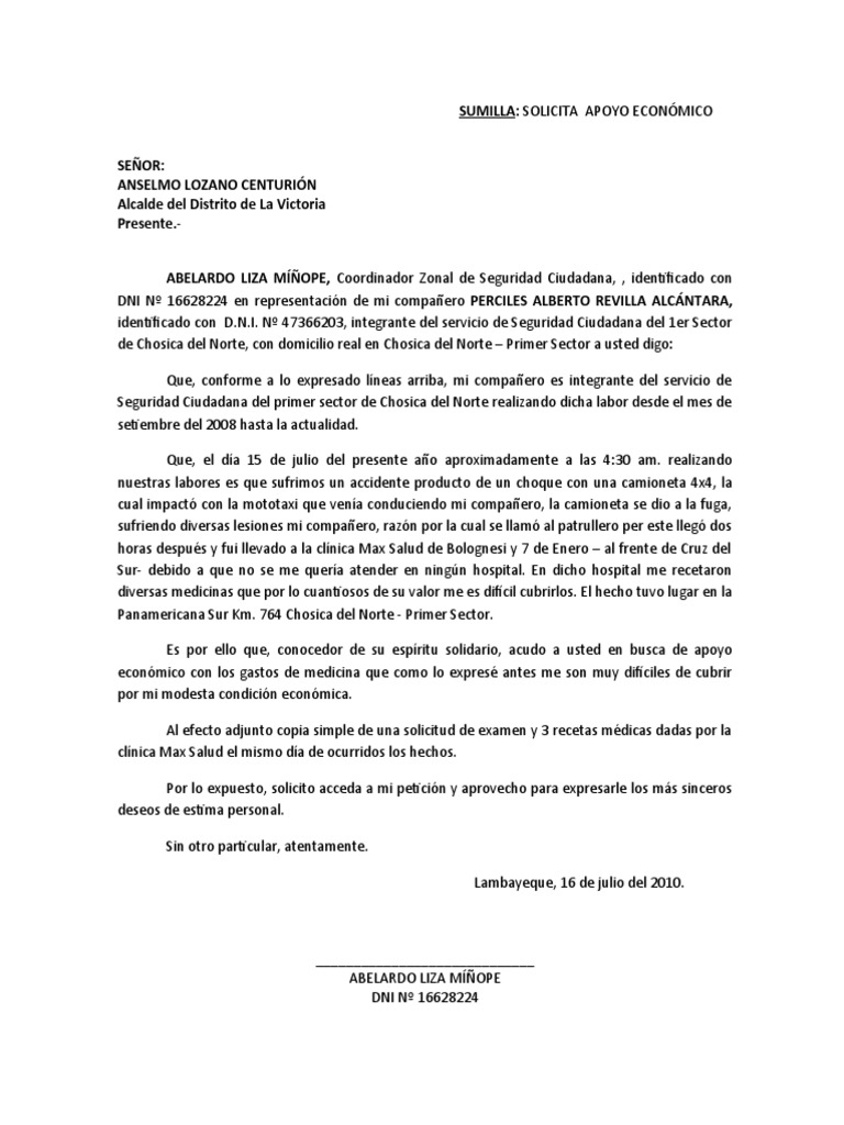 Solicitud Alcalde | PDF Solicitud Alcalde | PDF