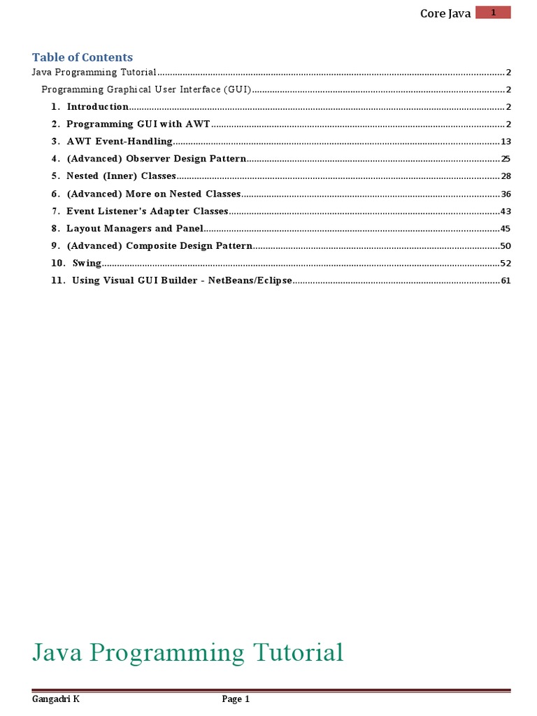 Core Java Awt And Swings Pdf Method Computer Programming Class Computer Programming 2541