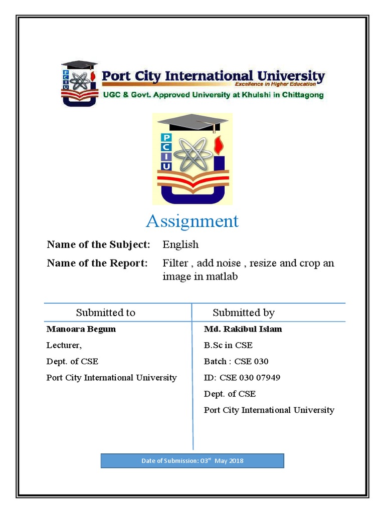 Port City International University | PDF