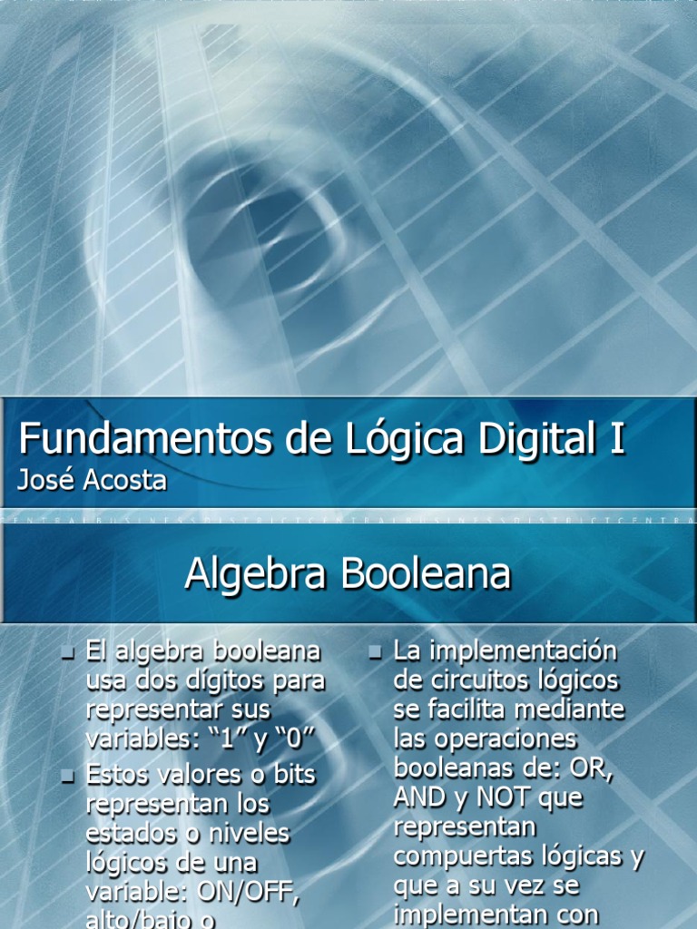 Unidad 2 - Fundamentos de Logica Digital 1 | PDF