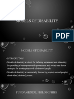 The Nagi Model in Disability Studies | PDF | Self-Improvement