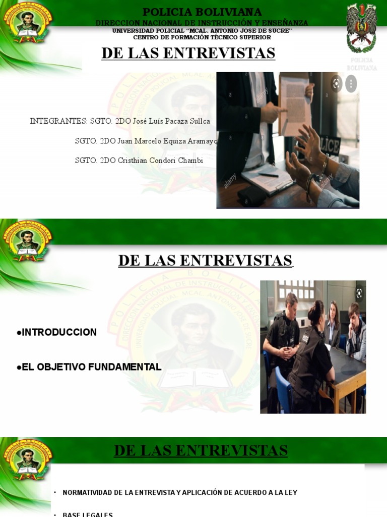 Grupo N 10 de Las Entrevistas | PDF | Policía | Información