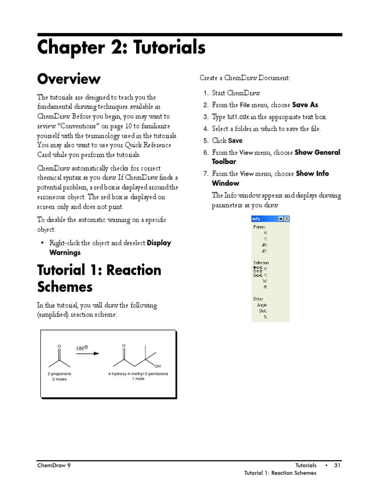Chemdraw | PDF | Chemical Bond | Button (Computing)