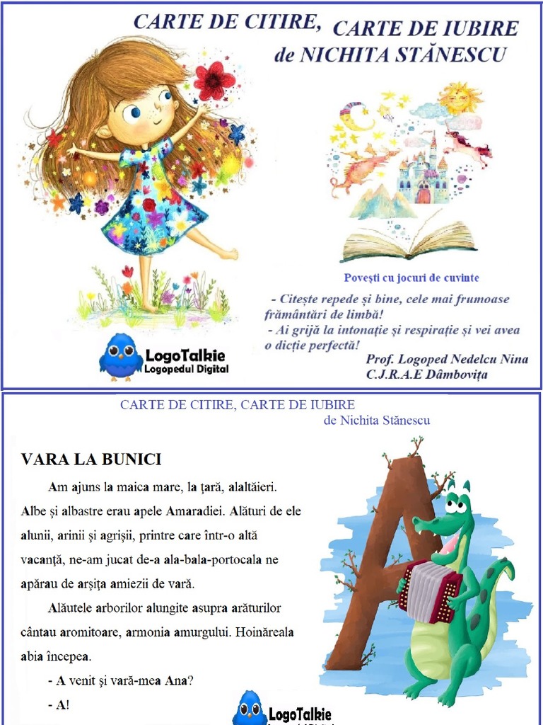 Carte de Citire Carte de Iubire Povesti | PDF