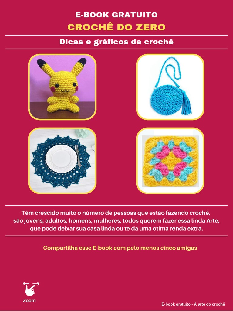 Croche Dicas e Graficos PDF | PDF | Crochê | Artes Têxteis