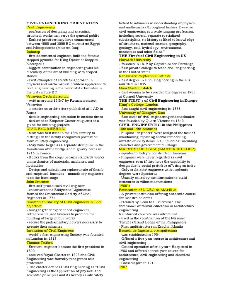 Ceor M1 3 Pdf Engineering Civil Engineering