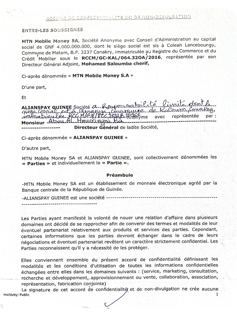 Rapport de Mission | PDF