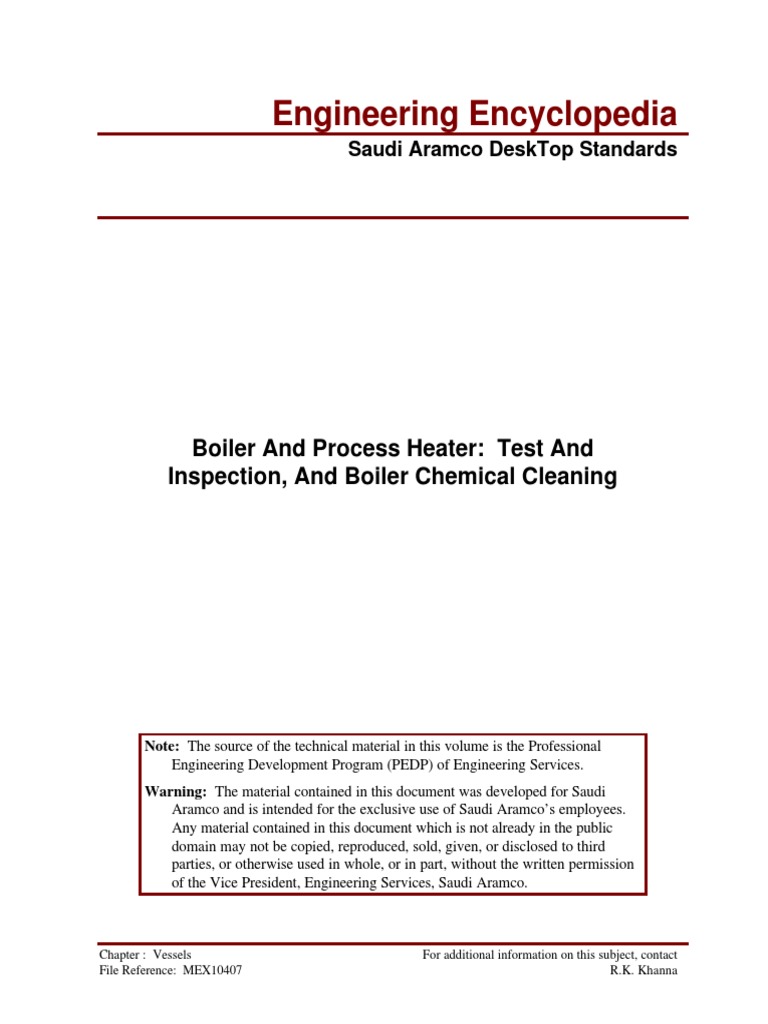 Mex 10407 | PDF | Boiler | Corrosion