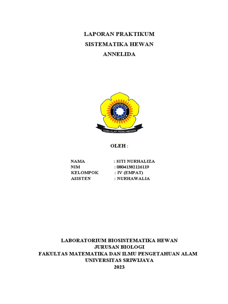 Laprak Sistematika Hewan Ke-1 | PDF