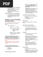 MODULE 1 - HUM 101 - Art Appreciation | PDF