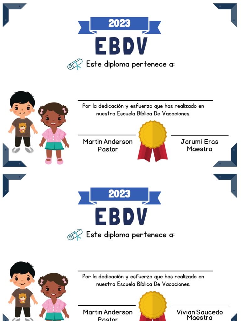 Diploma Ebdv 2023 | PDF