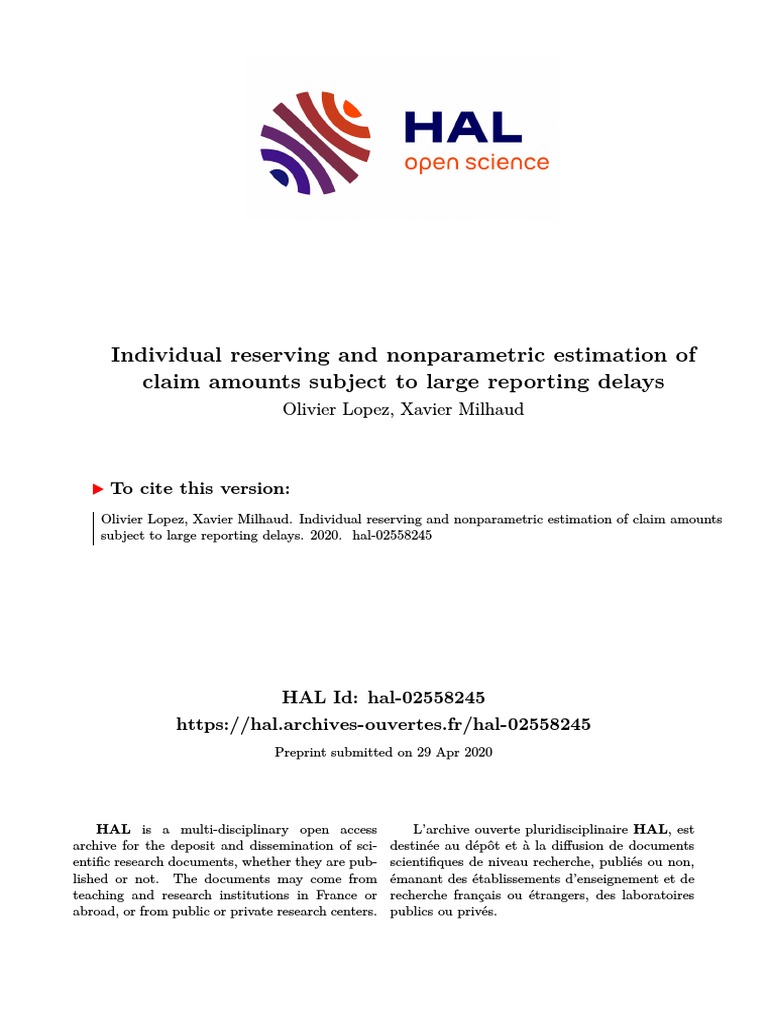 Reserving 3-04-2020 Revised v4 | PDF | Insurance | Bootstrapping ...