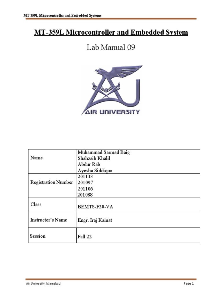 Lab 09 - MES | PDF | Analog To Digital Converter | Bit Lab 09 - MES | PDF | Analog To Digital Converter | Bit