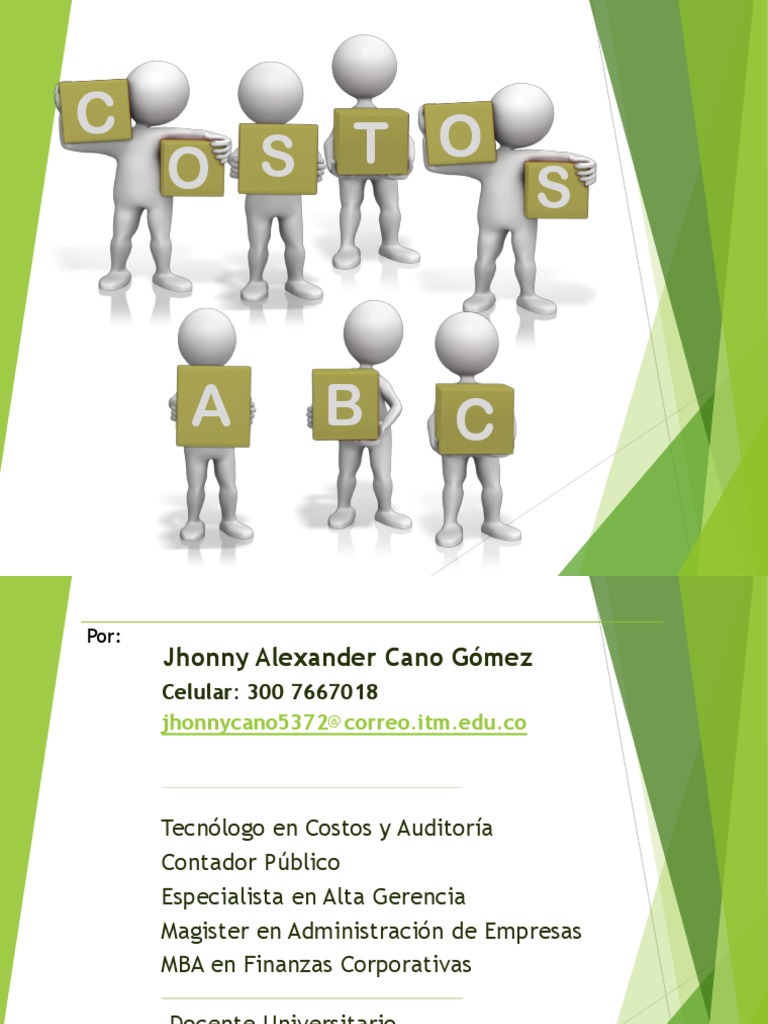 Diapositivas Costos Abc | PDF | Costo | Planificación