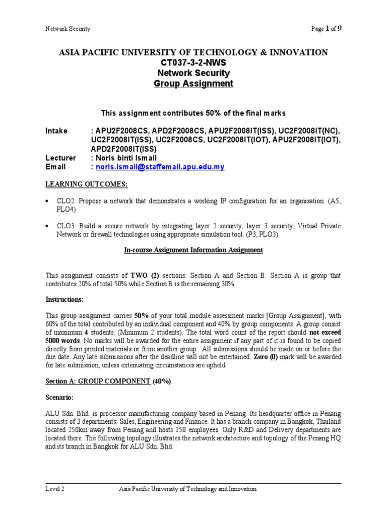 Network Security Assignment | PDF | Computer Network | Hypertext Transfer Protocol
