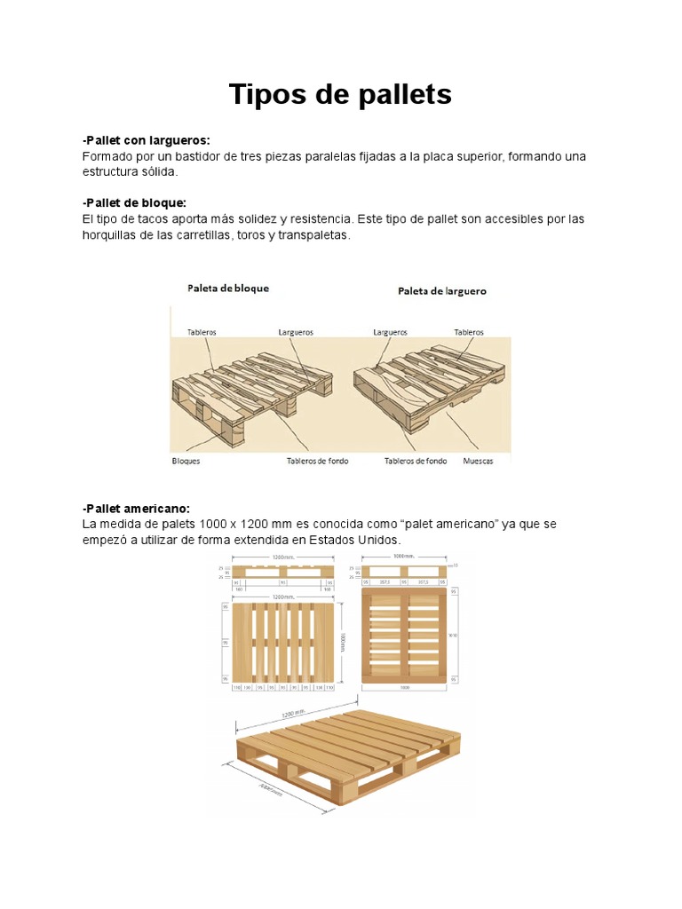 Tipos de Pallets | PDF