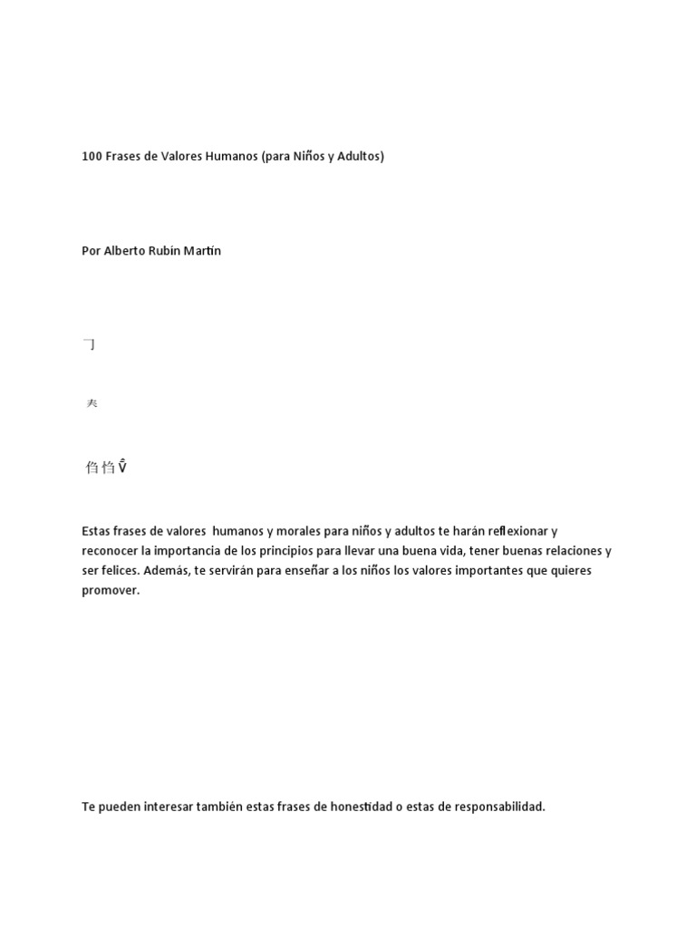 100 Frases de Valor | PDF | Amor | Virtud