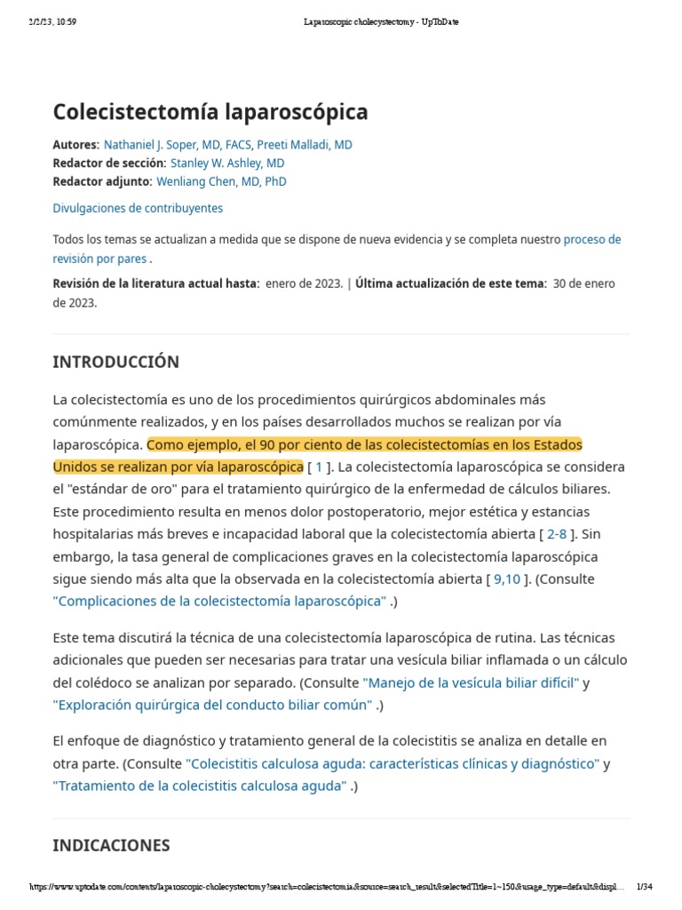 Colelap | PDF | Enfermedades y trastornos | Especialidades Medicas