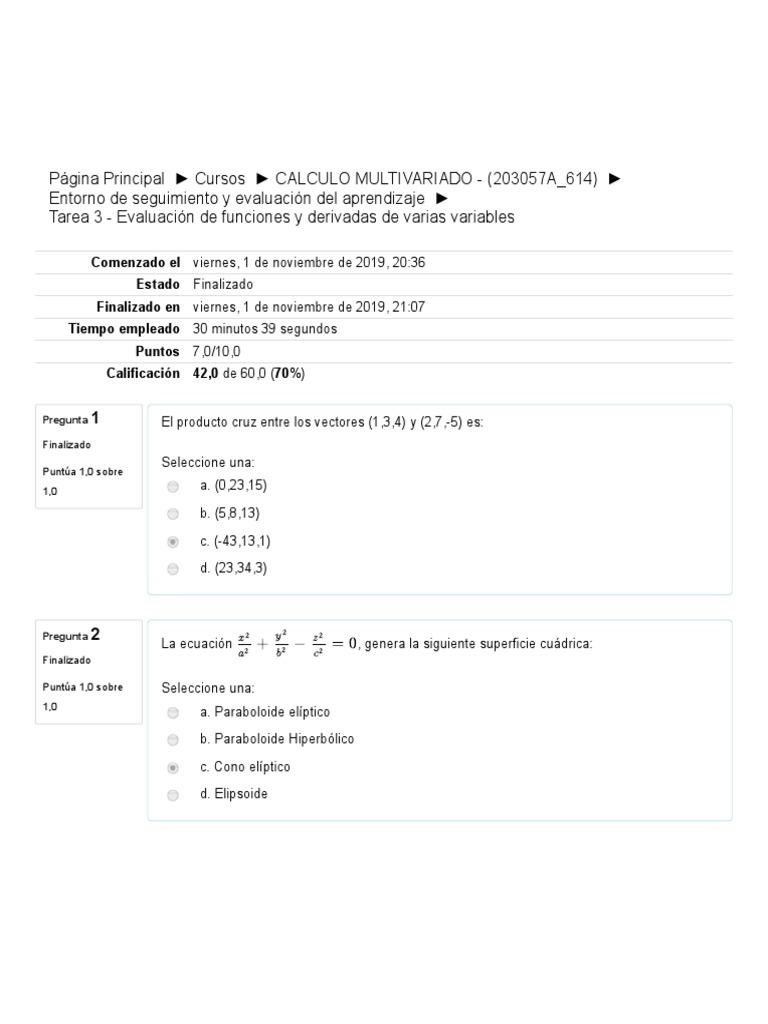 Tarea 3 - Evaluación d2222 | PDF | Proposición | Velocidad